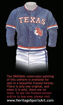 Texas Rangers Uniform and Team History | Heritage Uniforms and Jerseys ...