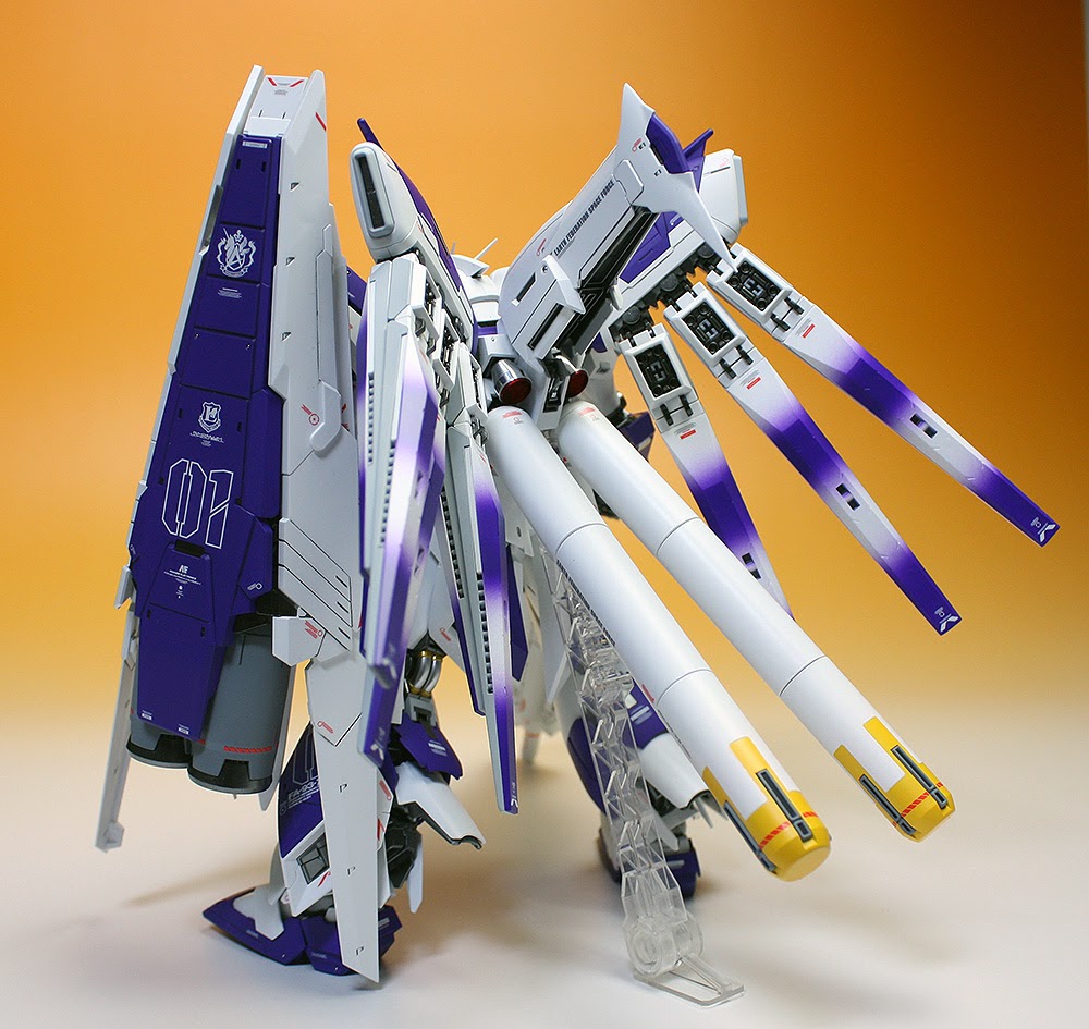 Custom Build: MG 1/100 hi-nu Gundam Ver. Ka HWS