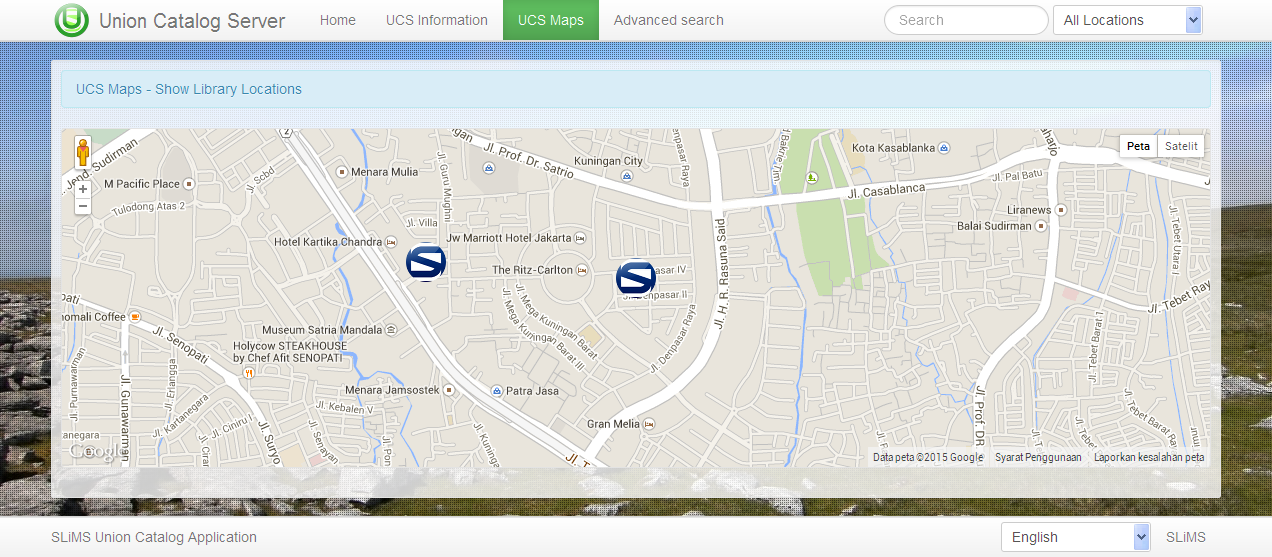 Menampilkan lokasi UCS menggunakan Google Map