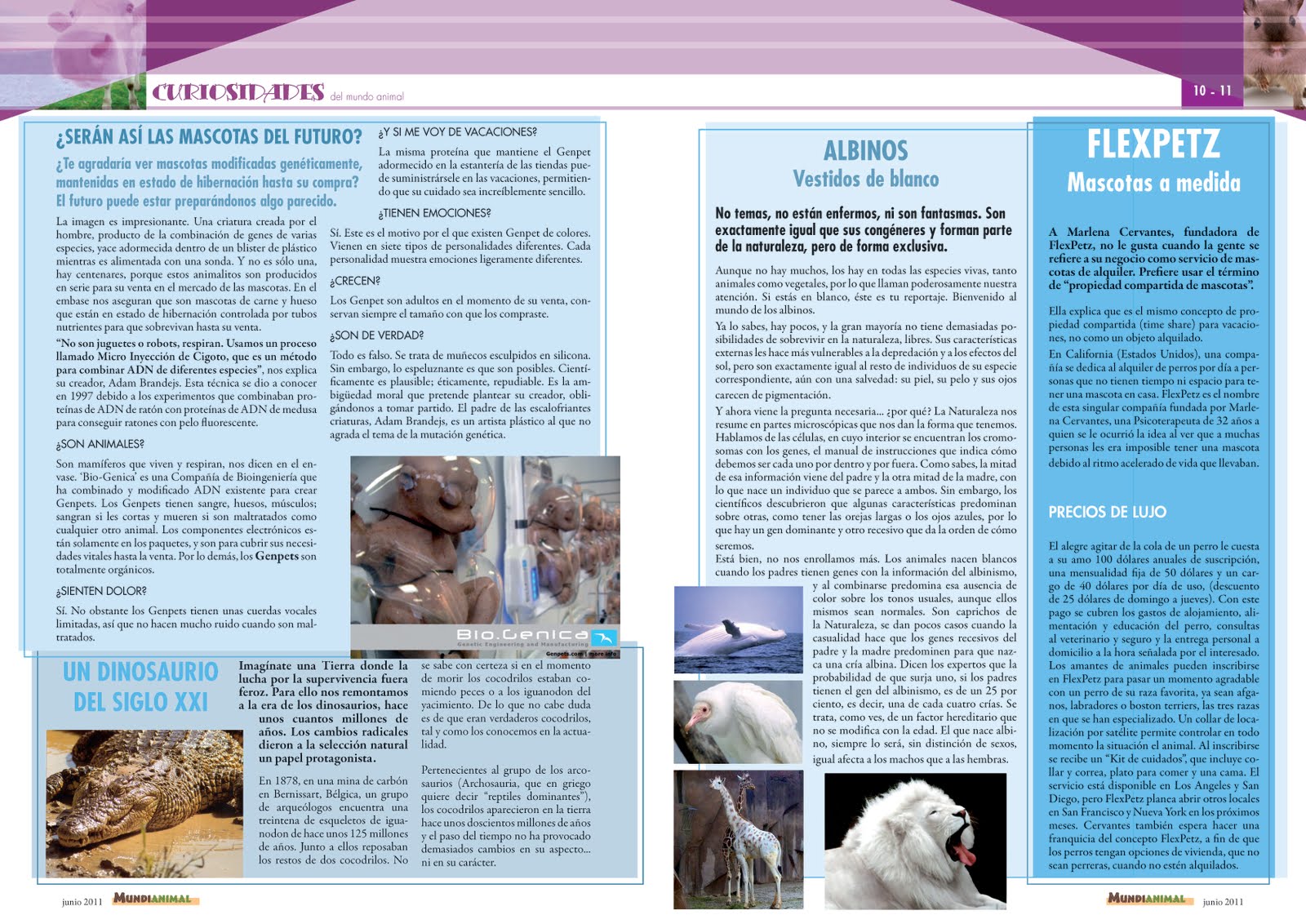 El sitio de mis ideas: Revista Animales