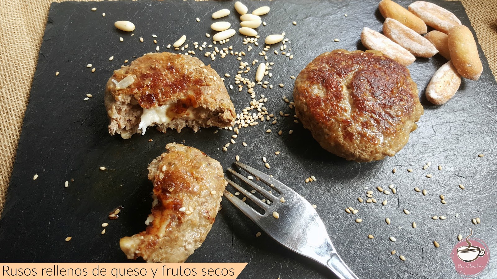 Cuadernos de cocina: Rusos rellenos de queso y frutos secos