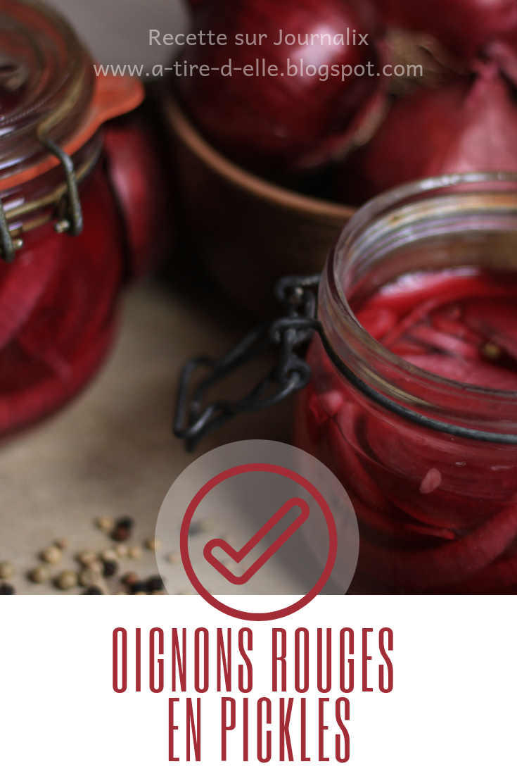 Pickles d'oignon rouges - Une merveille