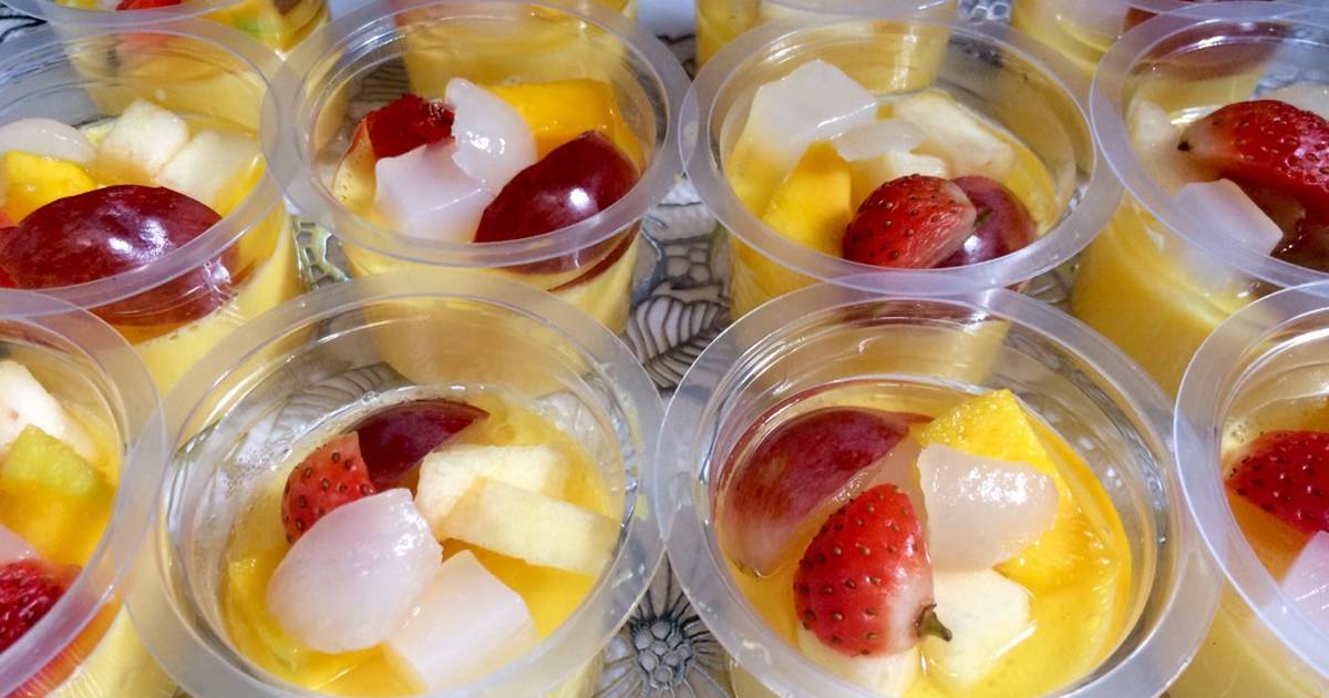 Resep Puding Buah Segar Sebagai Dessert - Resep Istimewah Indonesia