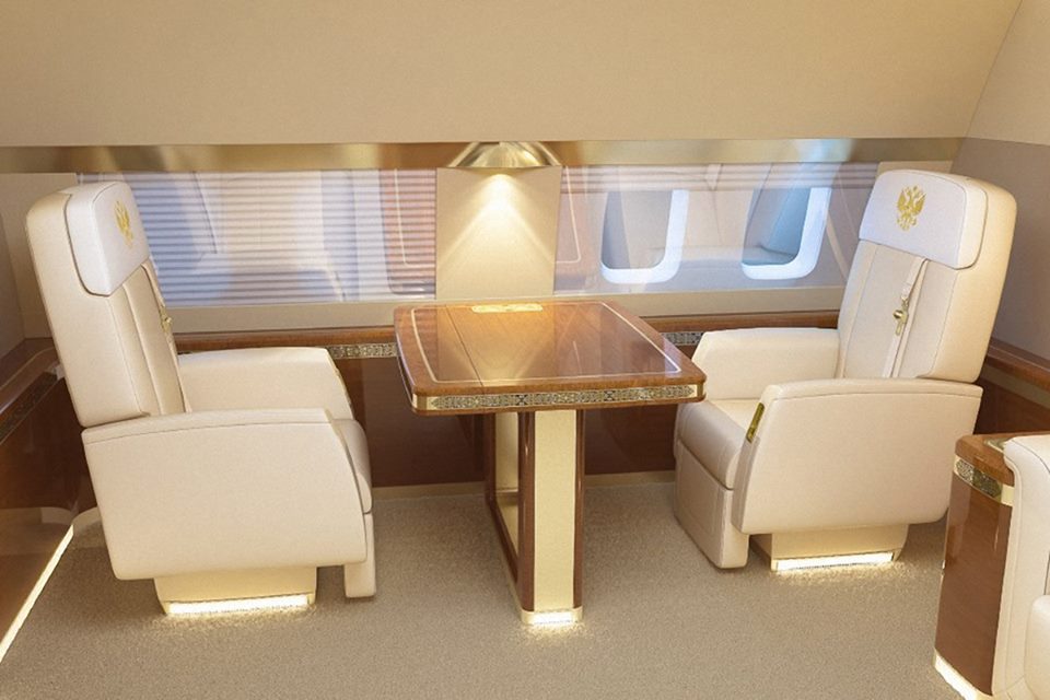 Photos: See inside the Russian presidential plane...