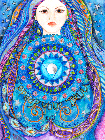 Maria Forrester Illustration: Beautiful Chakra Paintings