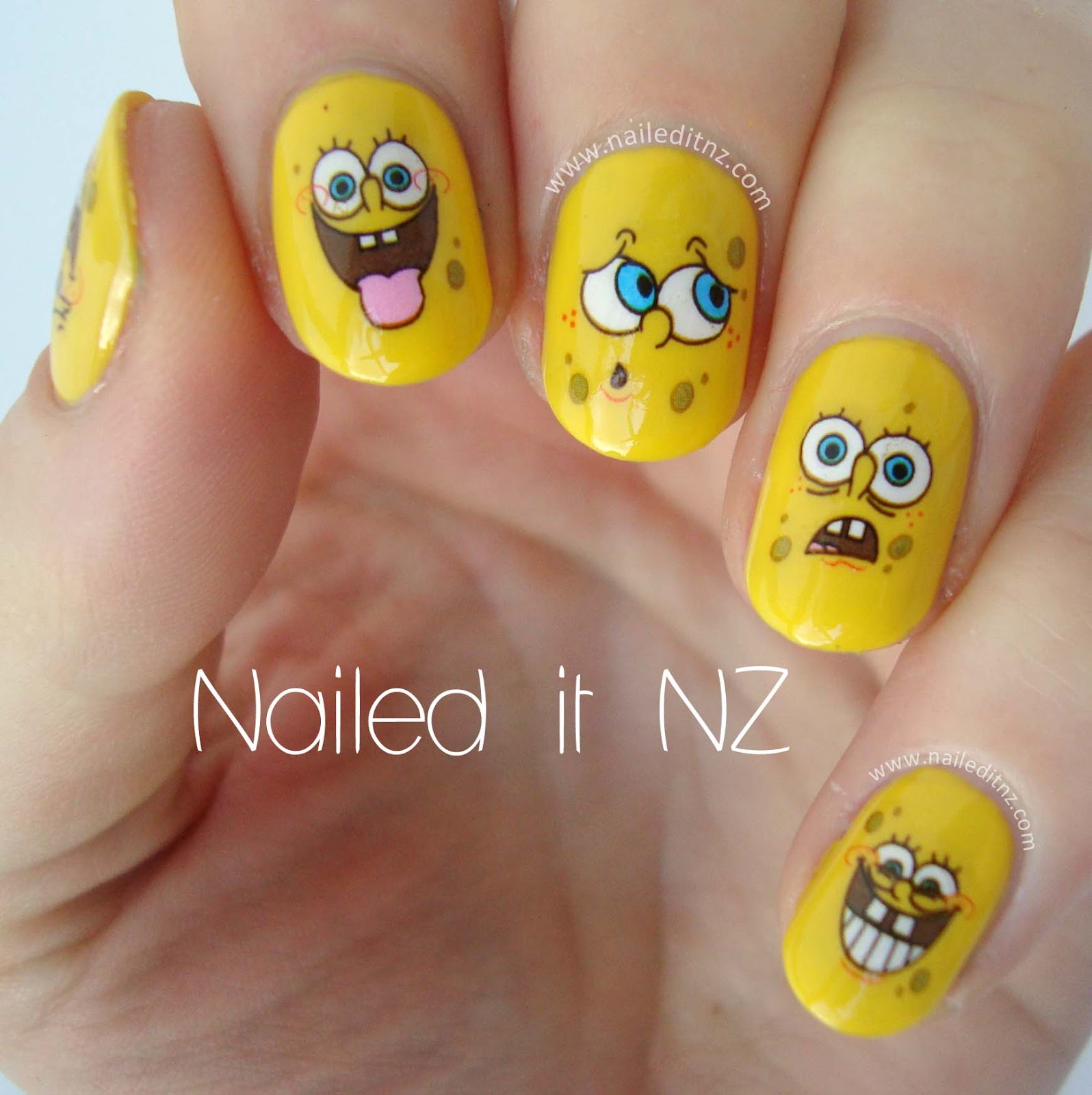 Spongebob Squarepants nails!