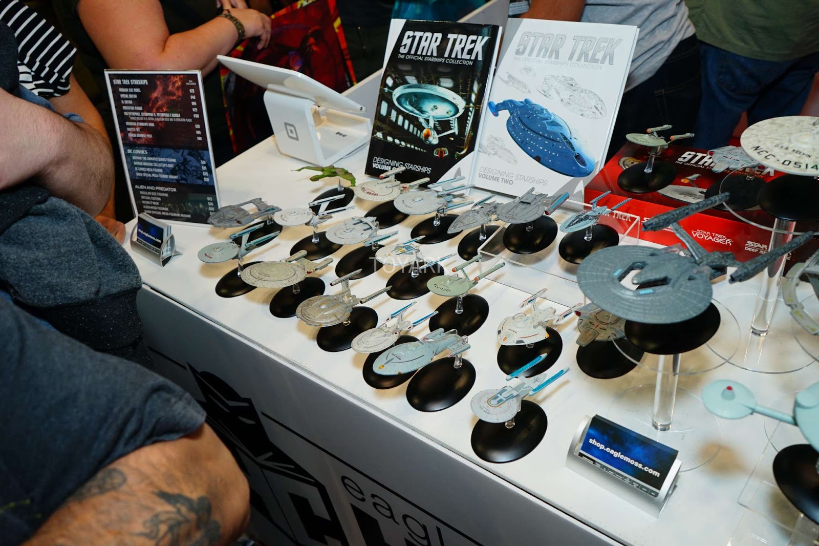 The Trek Collective: New Eaglemoss starship models on display at New ...
