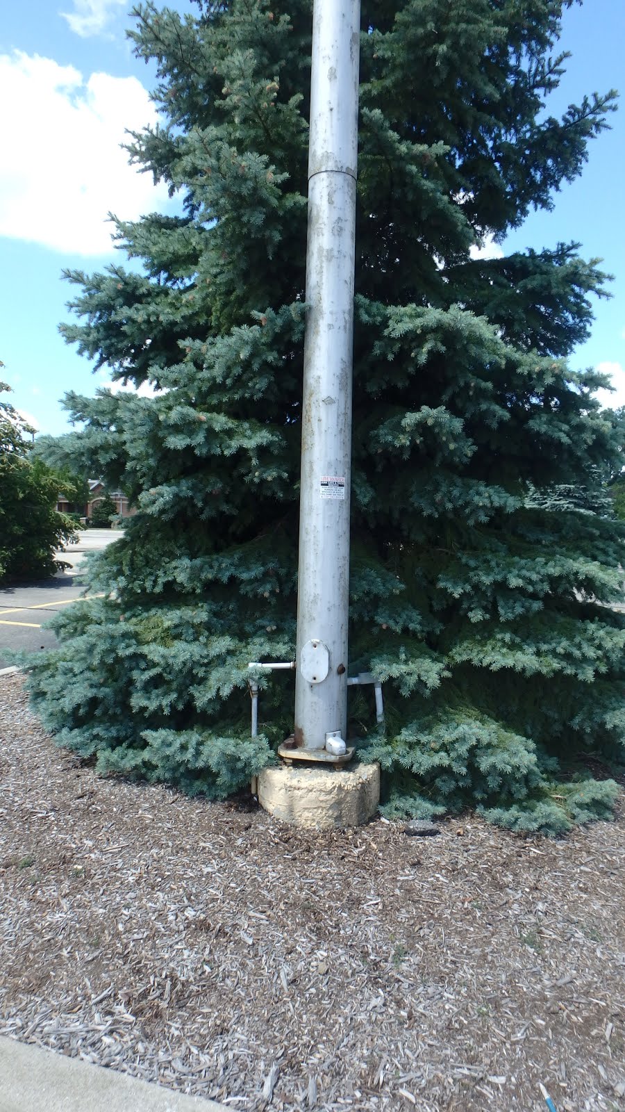 Geocache: Light post hide