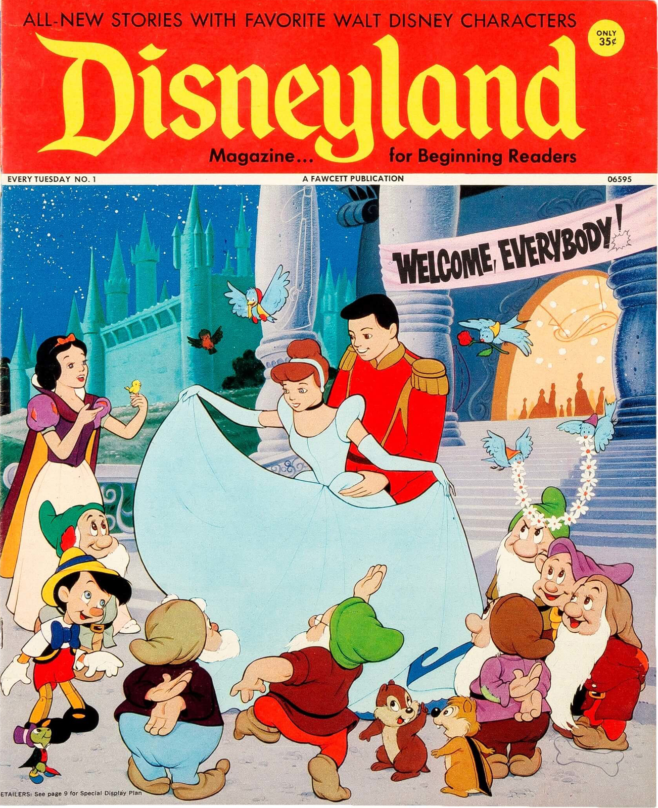Filmic Light - Snow White Archive: 1970s Disneyland Magazine - US Covers