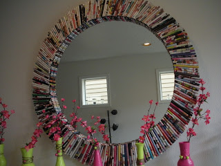 365 Crafts for 365 days: Recycled Magazine Mirror