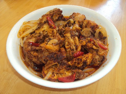 bon mange: HAITIAN STYLE STEWED CHICKEN