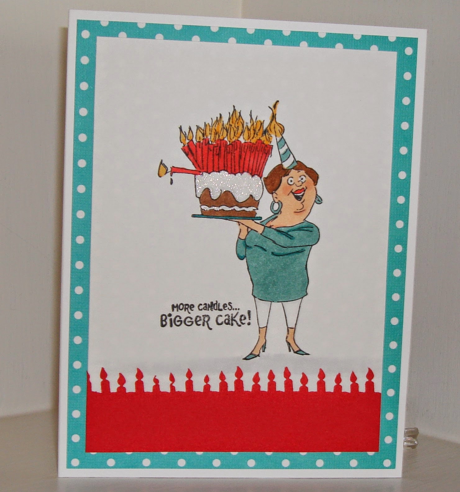 Kelly Creates: Over the Hill Birthday Card