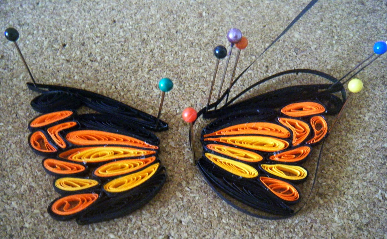 Quilling Away : Quilled Monarch Butterfly.