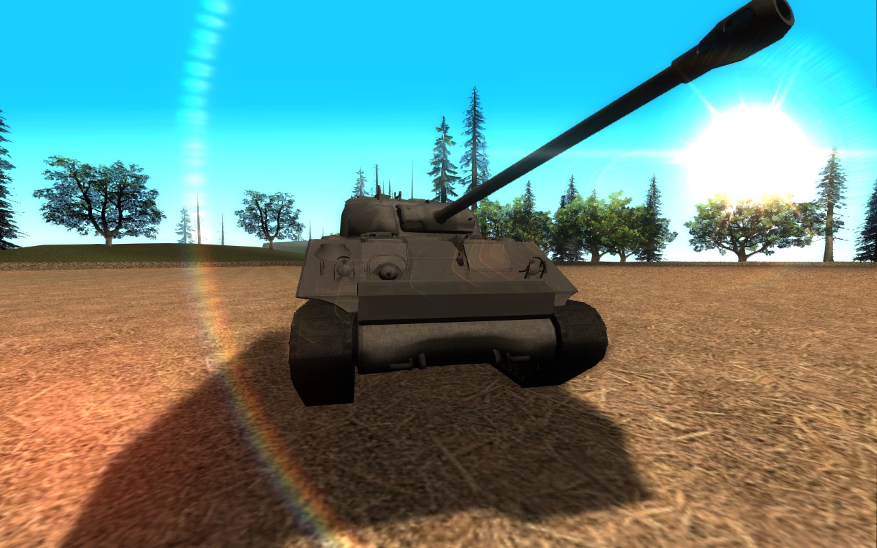 Mods Militares para GTA San Andreas: M4 Sherman Paraguayo