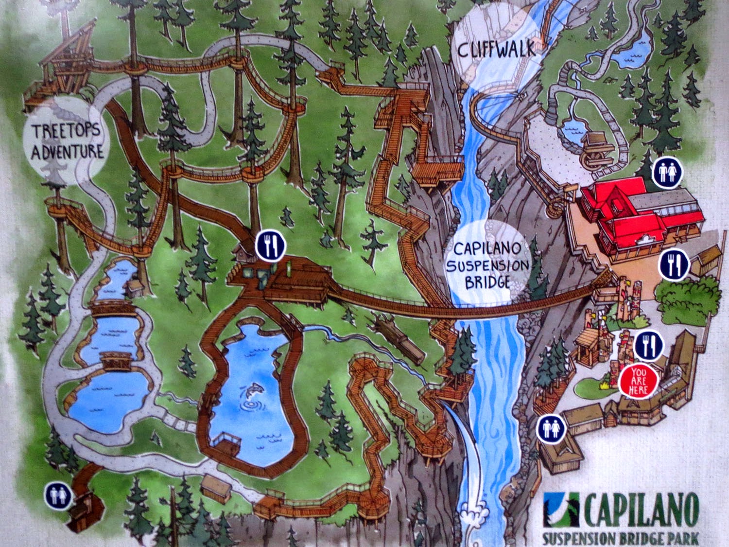 De aquí para allá: Capilano Suspension Bridge