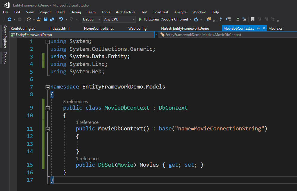 Code First Approach with ASP.NET MVC Framework