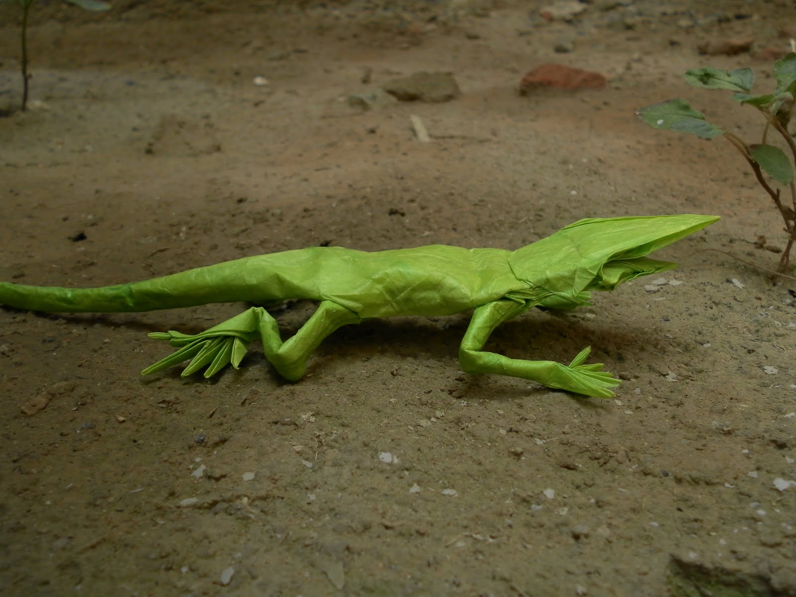 Mariano-Mi mundo el Origami: Lizard (versión 2)