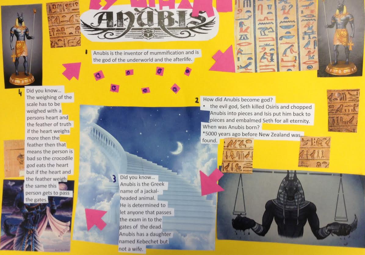 Room 5 Halcombe School - 2015: ANCIENT EGYPT POSTER REPORTS