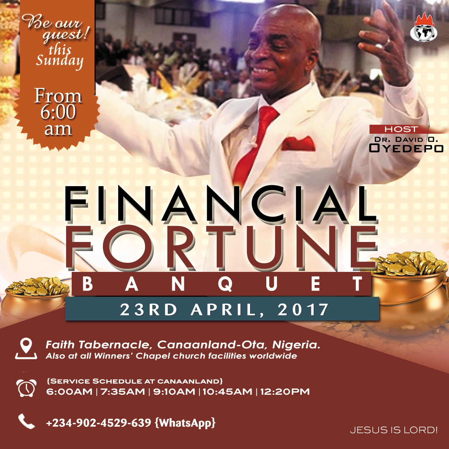 FINANCIAL FORTUNE BANQUET @WINNERS CHAPEL WORLDWIDE