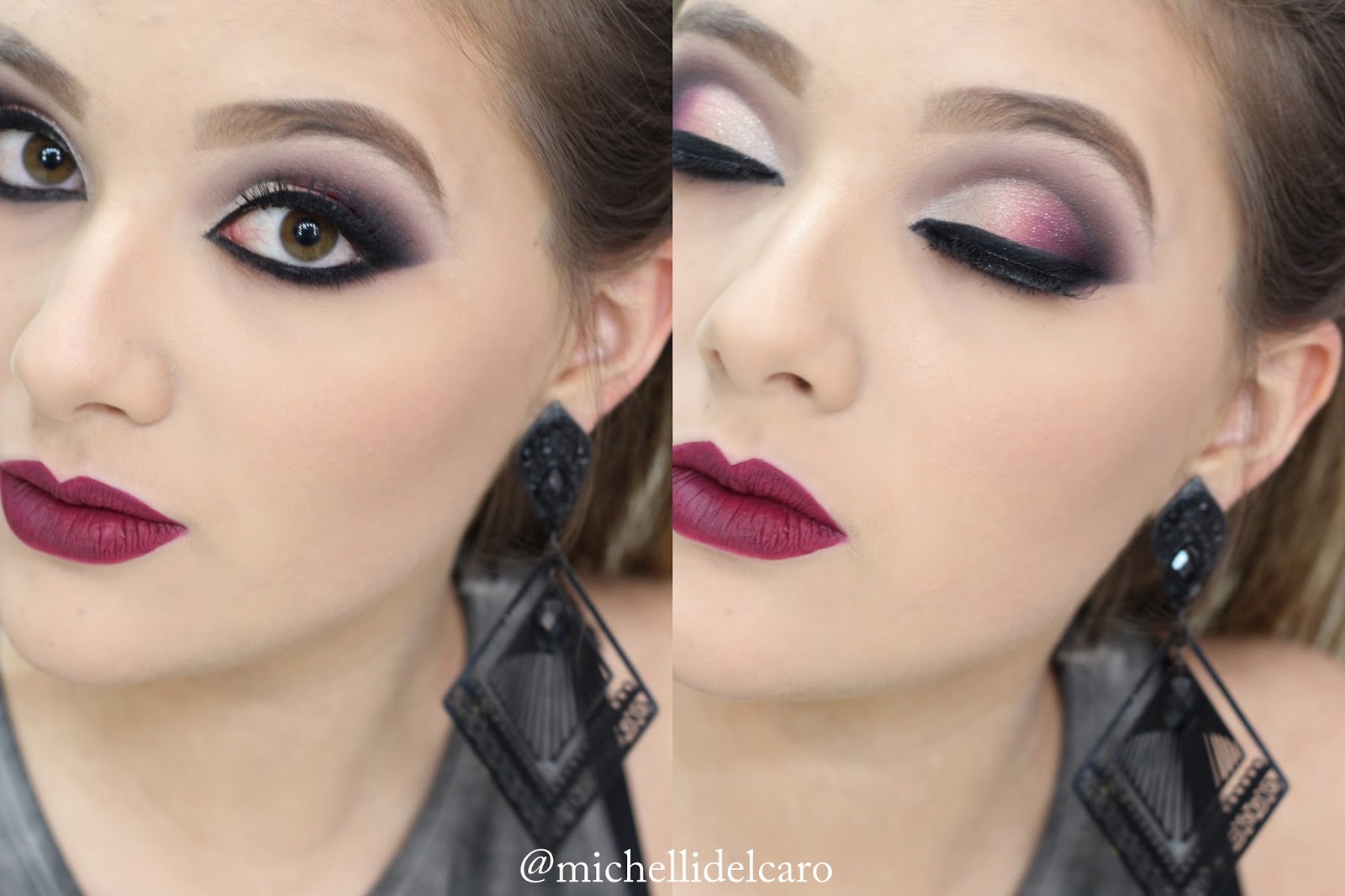Michelli Make Up: Tutorial Maquiagem Cut Crease - Pink