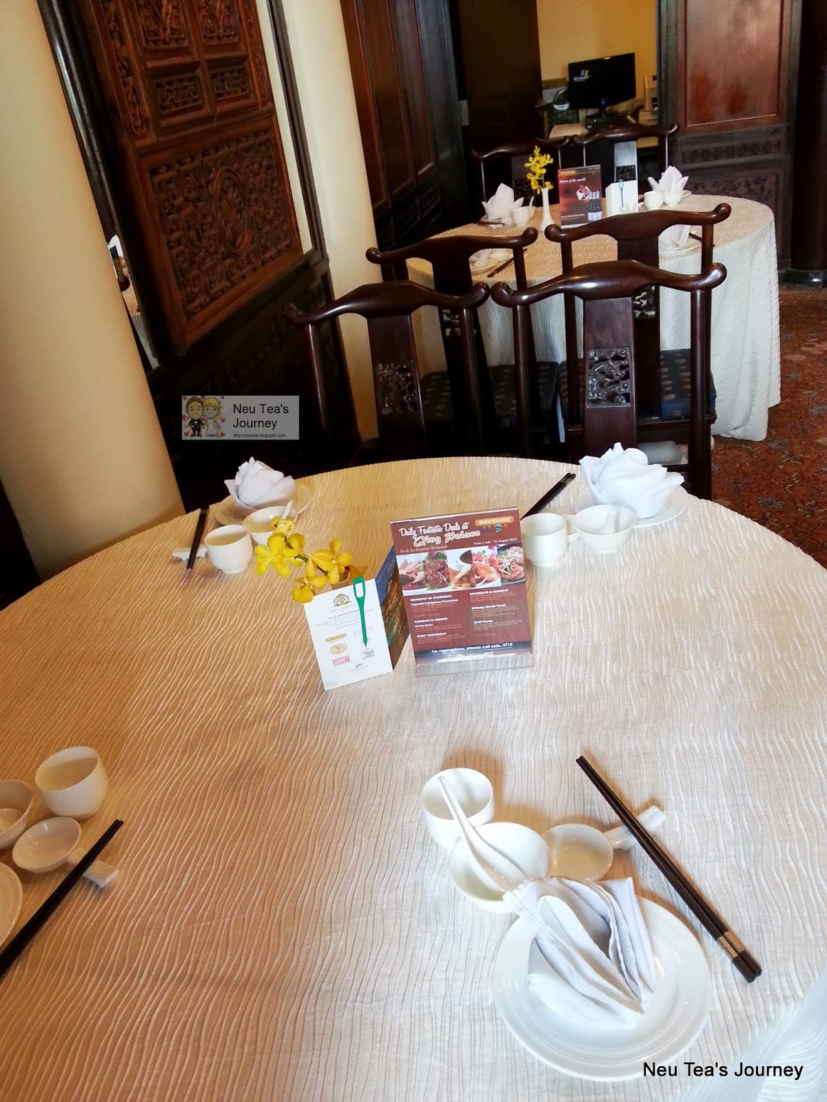 Neu Tea's Journey: Qing Palace Chinese Restaurant 满殿中菜馆