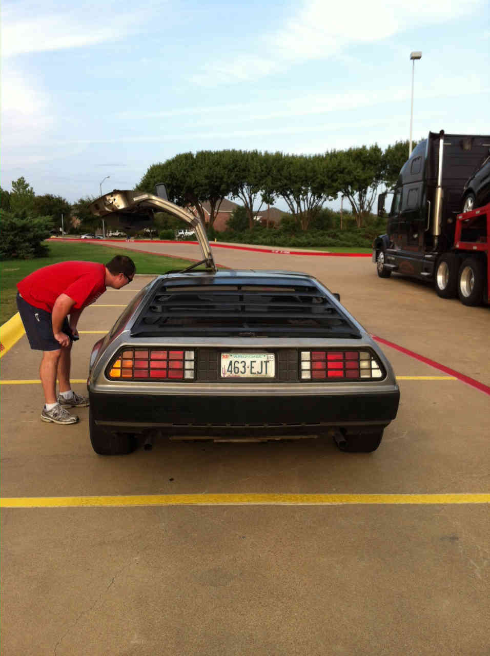 Jeff's 1981 DeLorean: Tail Light Lens Replacement