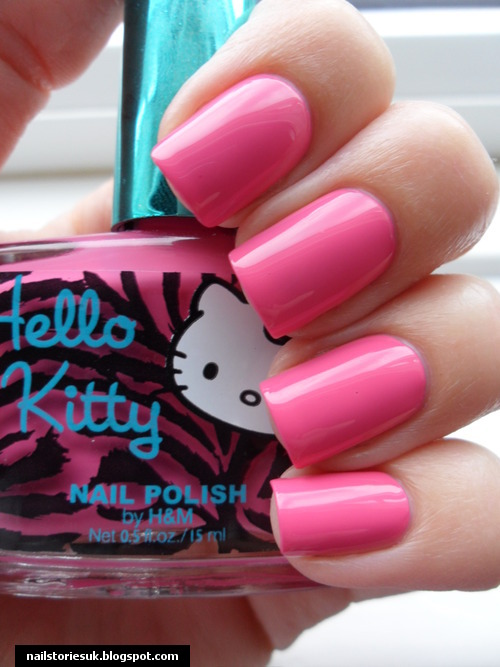 Nail Stories: Pink Wednesday!!! - Hello Kitty Nail Polish By H&M - Pink ...