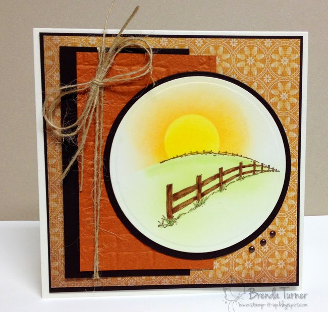 Stamp It Up: Country Sunset