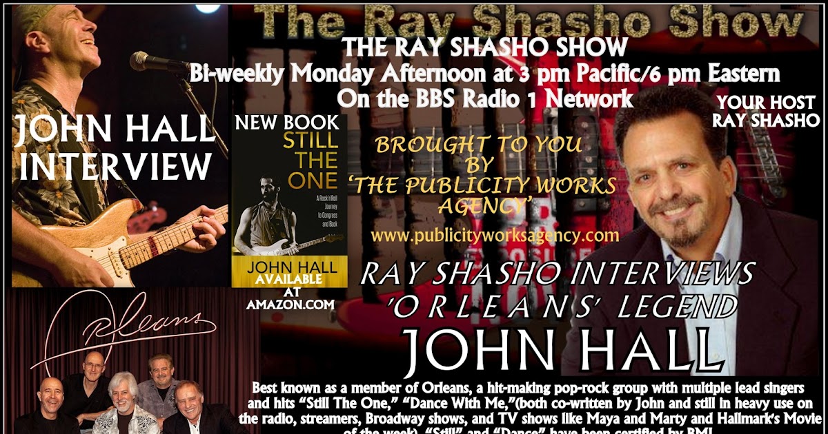 THE CLASSIC ROCK MUSIC REPORTER: JOHN HALL 'ORLEANS' LEGENDARY SINGER ...