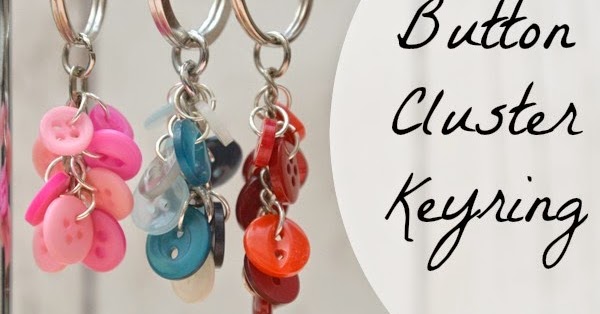 Button Cluster Key Ring - Sum of their Stories
