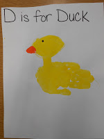 Behind the scenes: Mrs. Gloudemans' Class: Letter of the Week