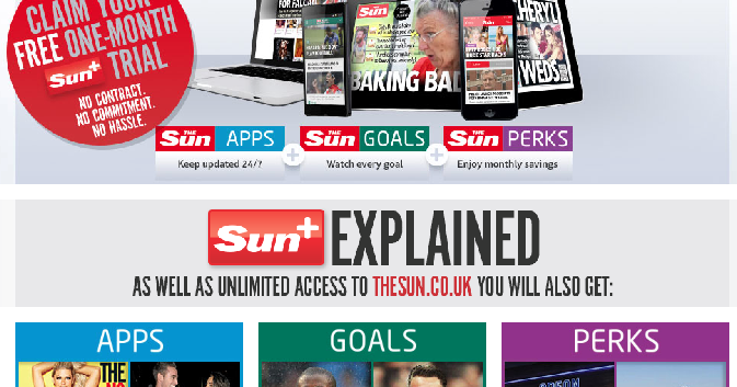 Brytyjski tabloid "The Sun" podwoił liczbę cyfrowych abonentów w ciągu roku