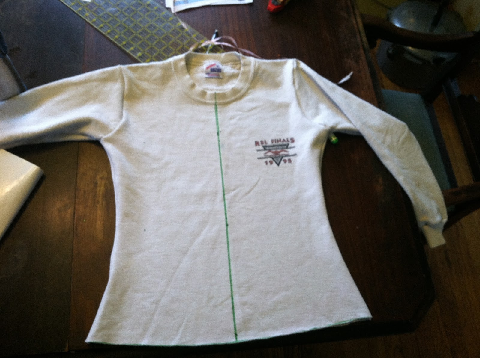 The Fearless DIH: Sweatshirt remake