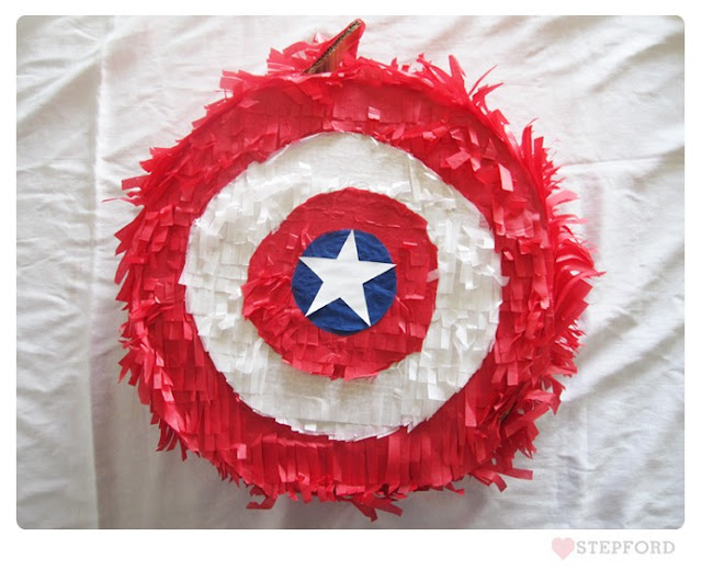Stepford: Monday. Captain America Piñata
