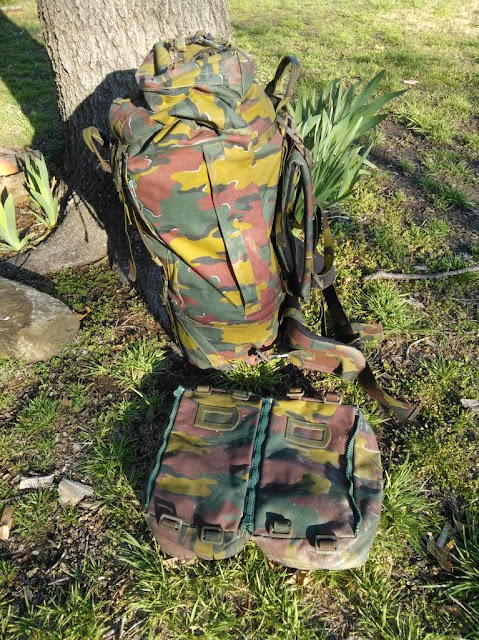 Webbingbabel: Belgian Army Backpack M97 - Sac a Dos Armee Belgique M97