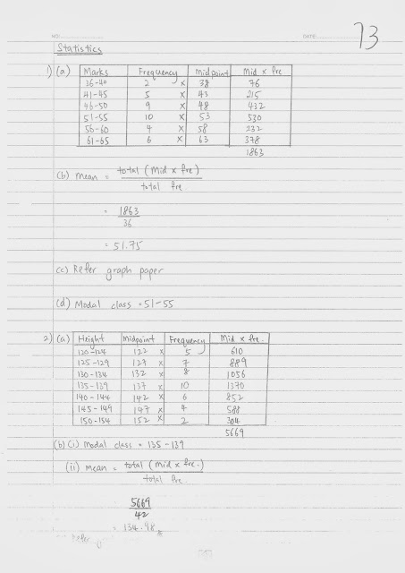 TTC MATHS DEPARTMENT: Form 4 Revision for Final Exam 2014