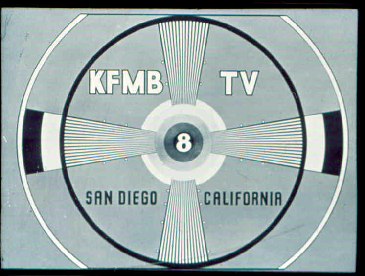 Welcome!: Vintage KFMB-TV Test Pattern