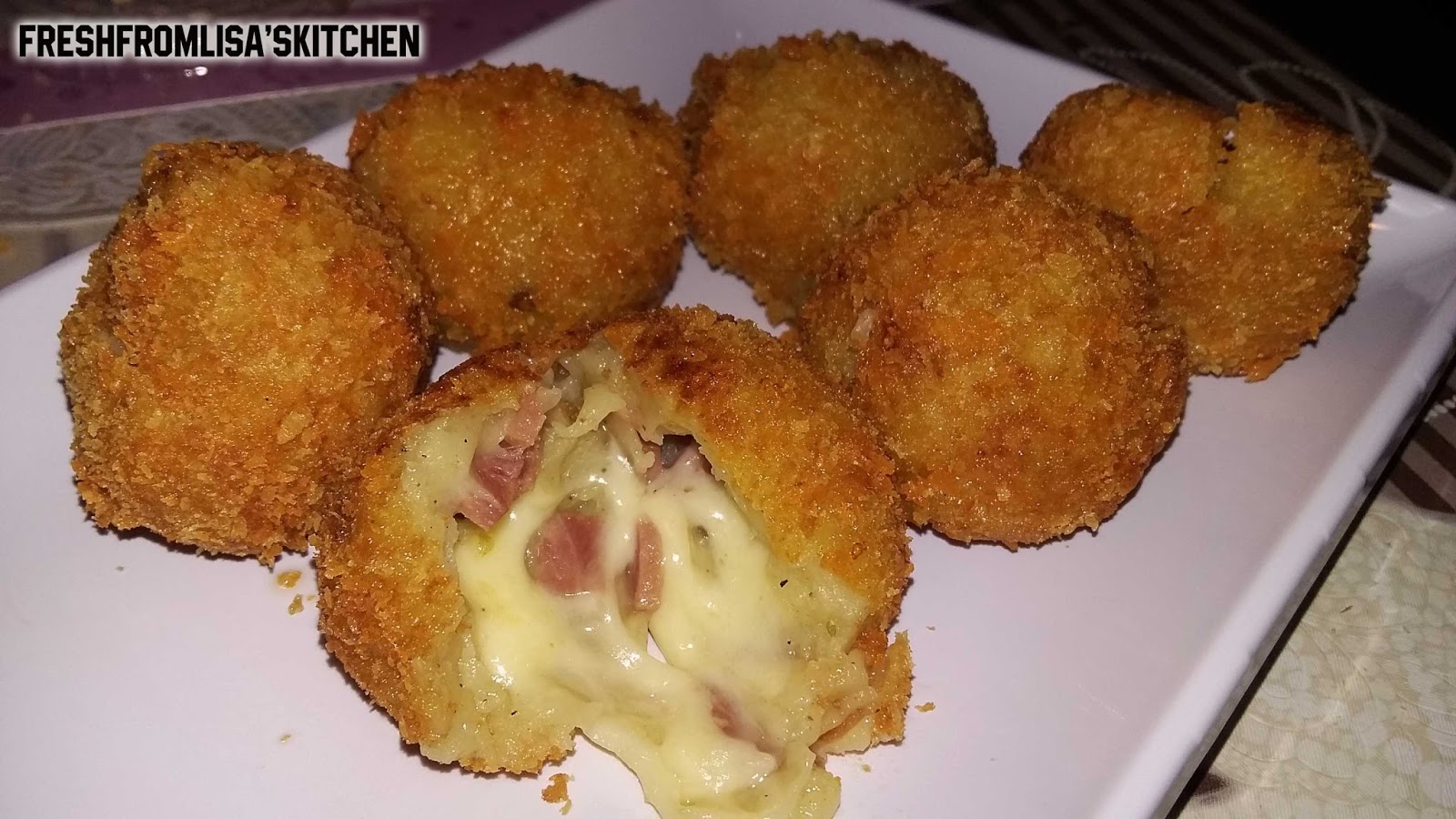 Fresh From Lisa's Kitchen: Potato Cheese Ball alias Bola Kentang Keju