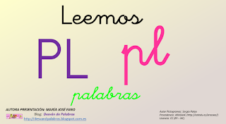 Desván de Palabras: GRUPO CONSONÁNTICO "PL"