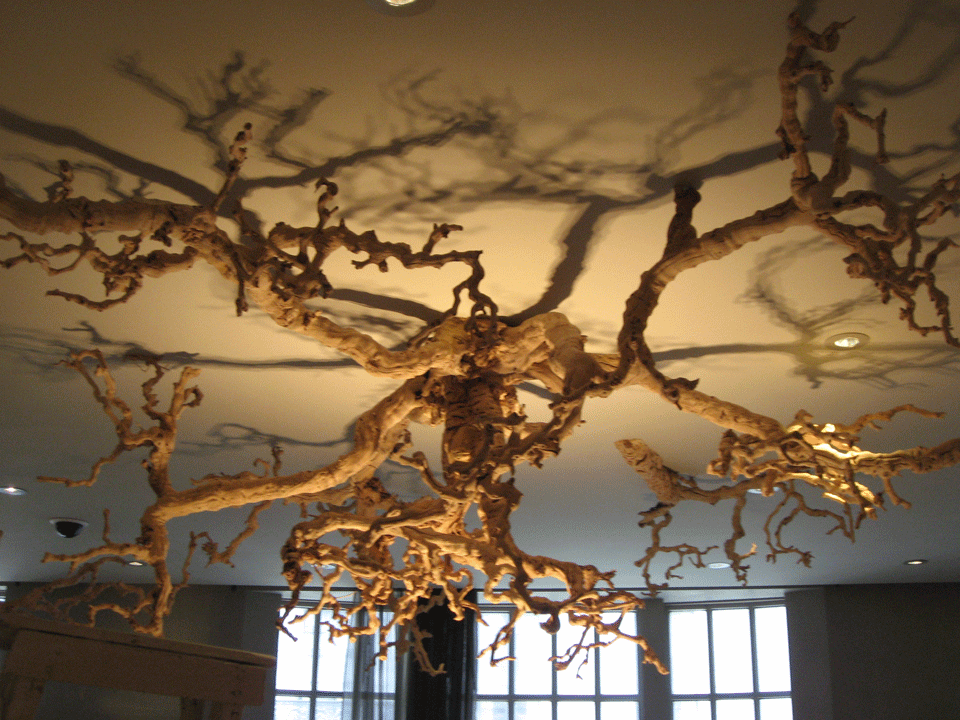 [The] Nettleton Hollow [Blog]: Grapewood Ceiling Sculpture