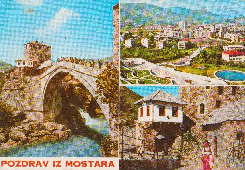 Stari Mostar: Stare razglednice Mostara
