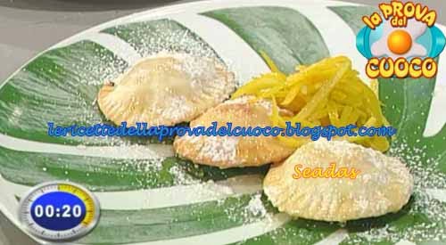 Seadas ricetta Mauro Improta da "La Prova del Cuoco"