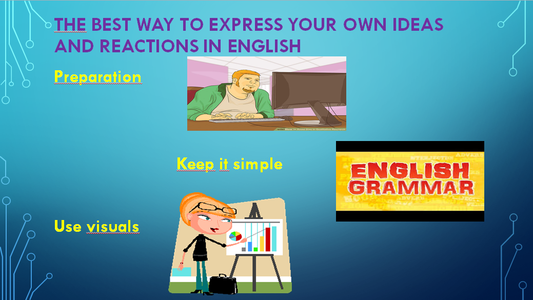 Expressing Ideas and Reactions in English (IIPresentation)