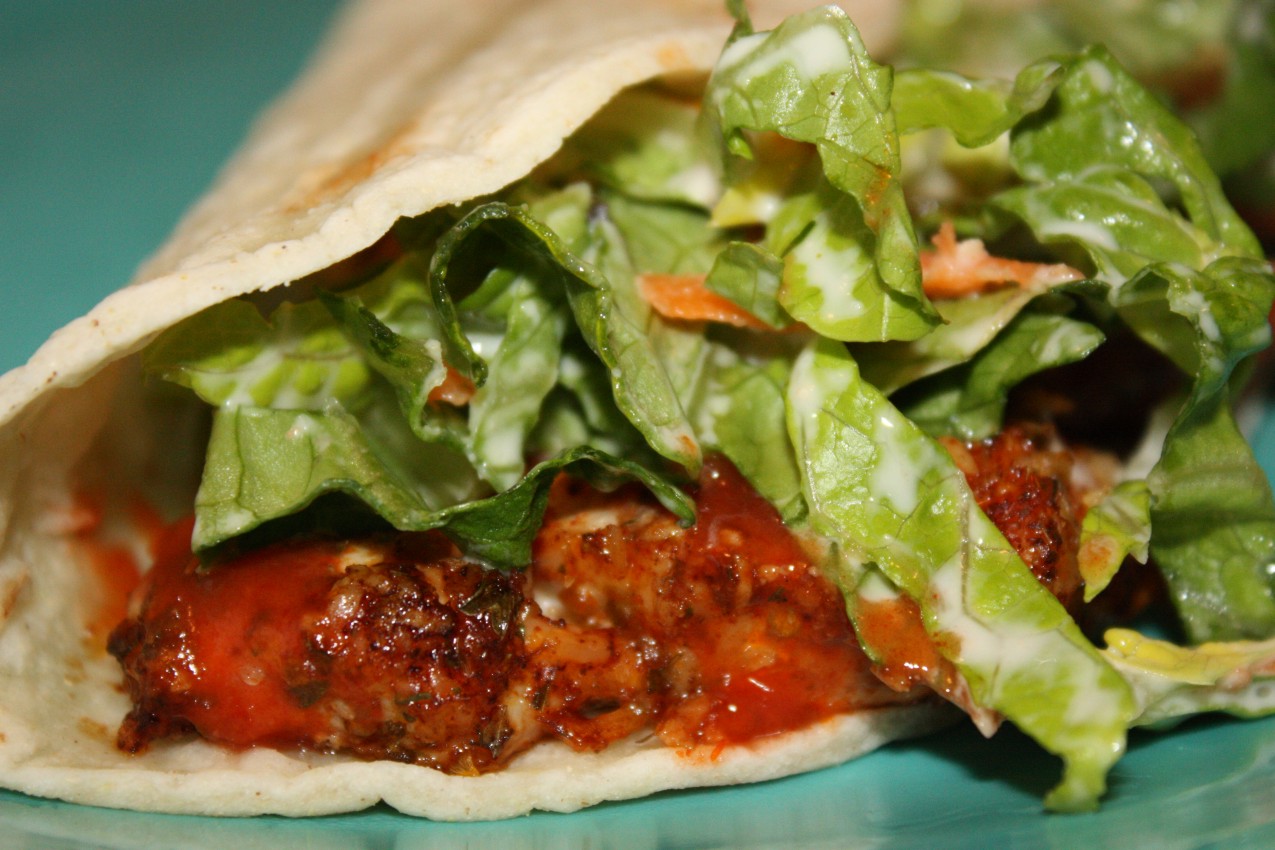 pass the peas, please: buffalo chicken tacos