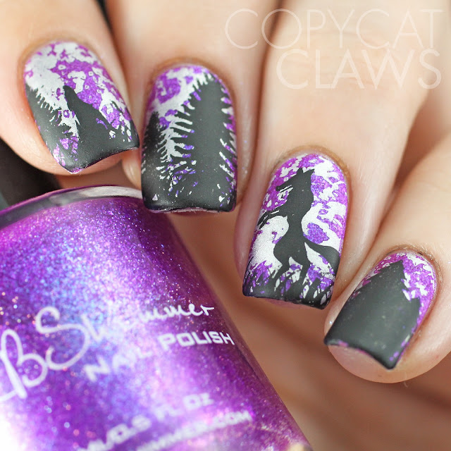 Copycat Claws: Werewolf Nail Stamping