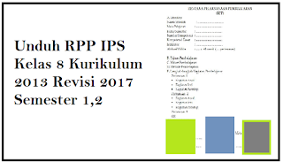Unduh RPP IPS Kelas 8 Kurikulum 2013 Revisi 2017 Semester 1,2 - RPP Gratis Terbaru Ter Update