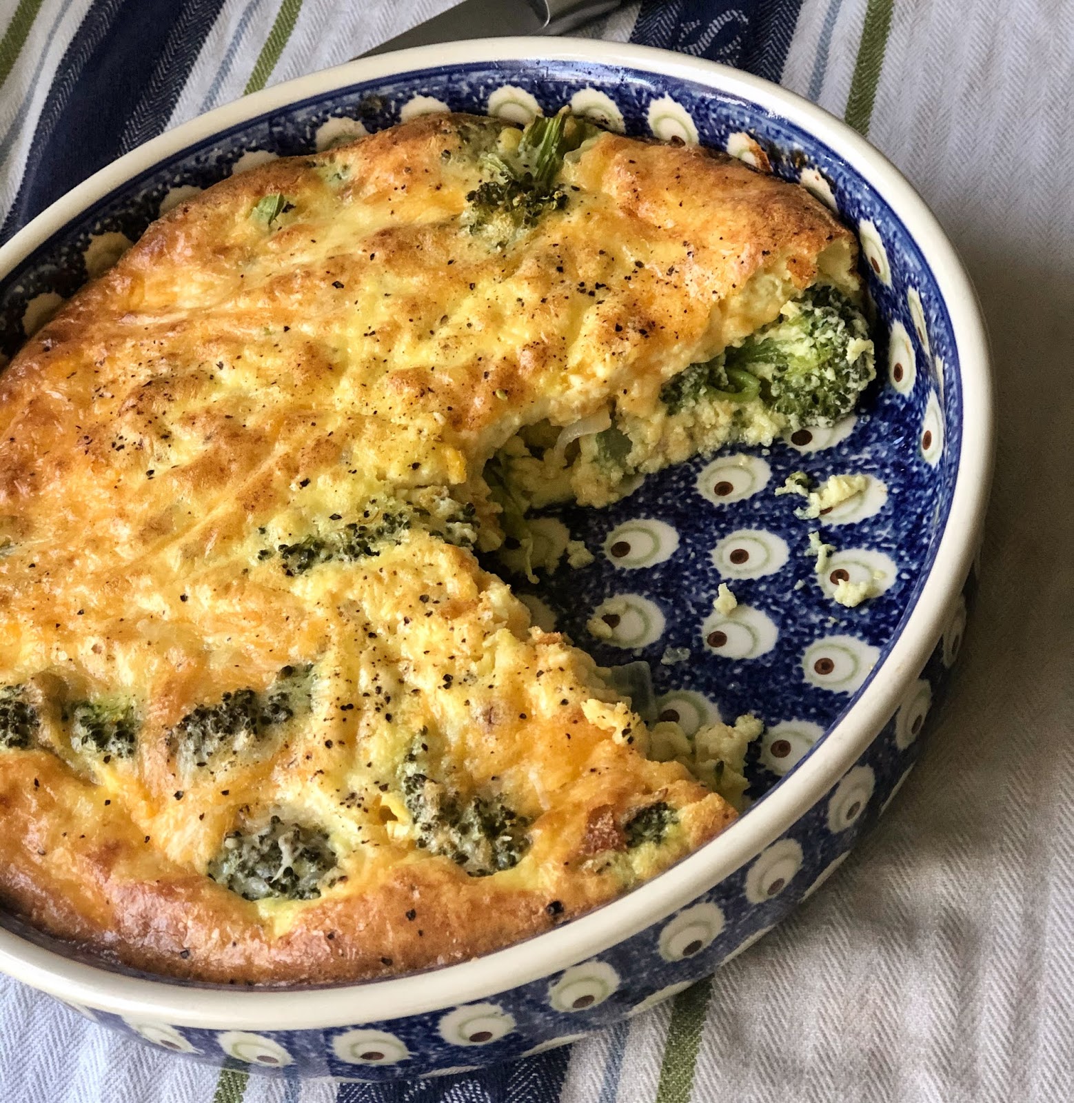 The BEST Crustless Broccoli Quiche