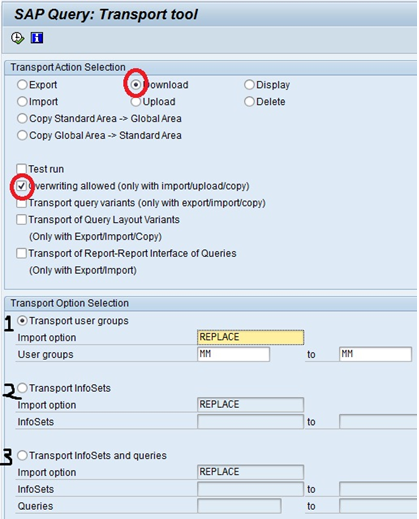 Never Stop Learning: Download - Upload SAP Query