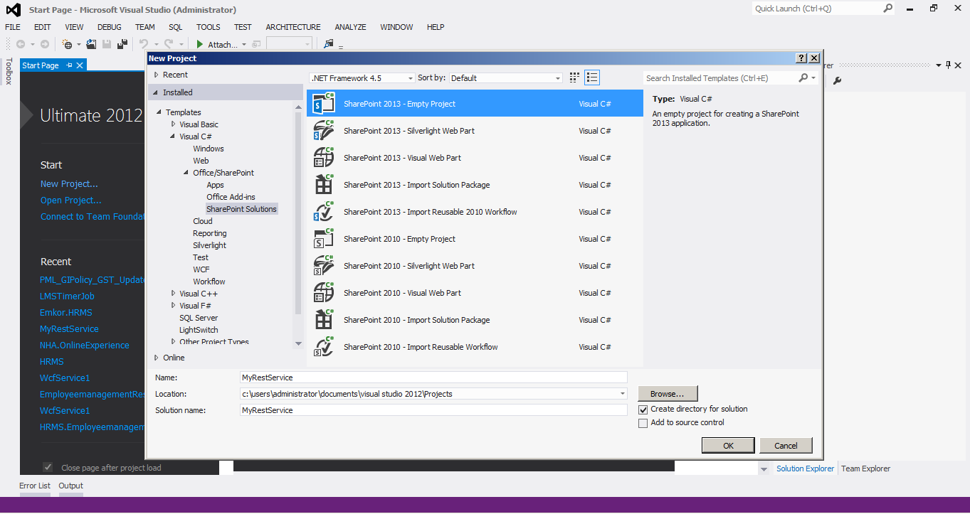 Things to share: Creating a custom WCF REST service for SharePoint 2013 without a Visual Studio ...