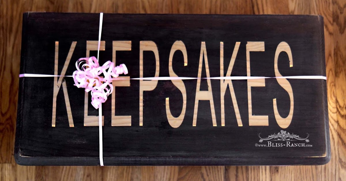 Bliss Ranch: Pine Box Keepsake Gift